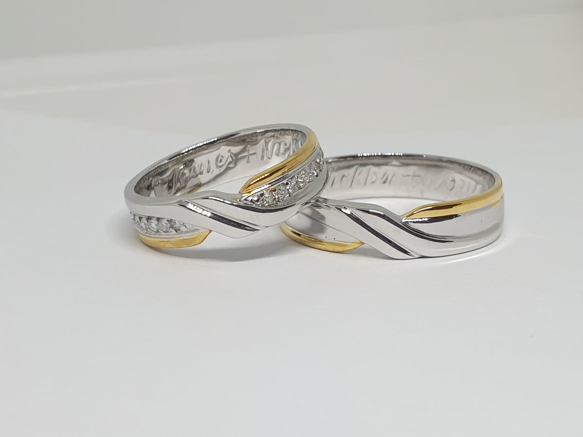 Nickha Wedding Ring – Via's Handcrafted Jewels